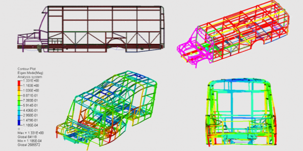 Bus design CAE Analysis professional tools