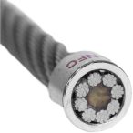 Wear resistant and durable sisal core wire rope for crane pylon