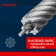 resistant and durable Compaction strand Lifting rope 8XK26WS-IWRC
