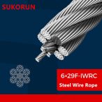 Wear resistant and durable sisal core wire rope for crane pylon